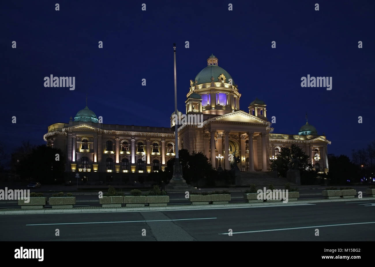 Serbian parliament building hi-res stock photography and images - Alamy