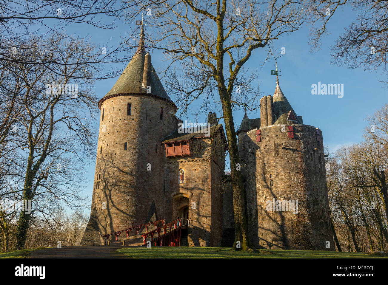 Castell Coch (Welsh for Red Castle) is a 19th-century Gothic Revival ...