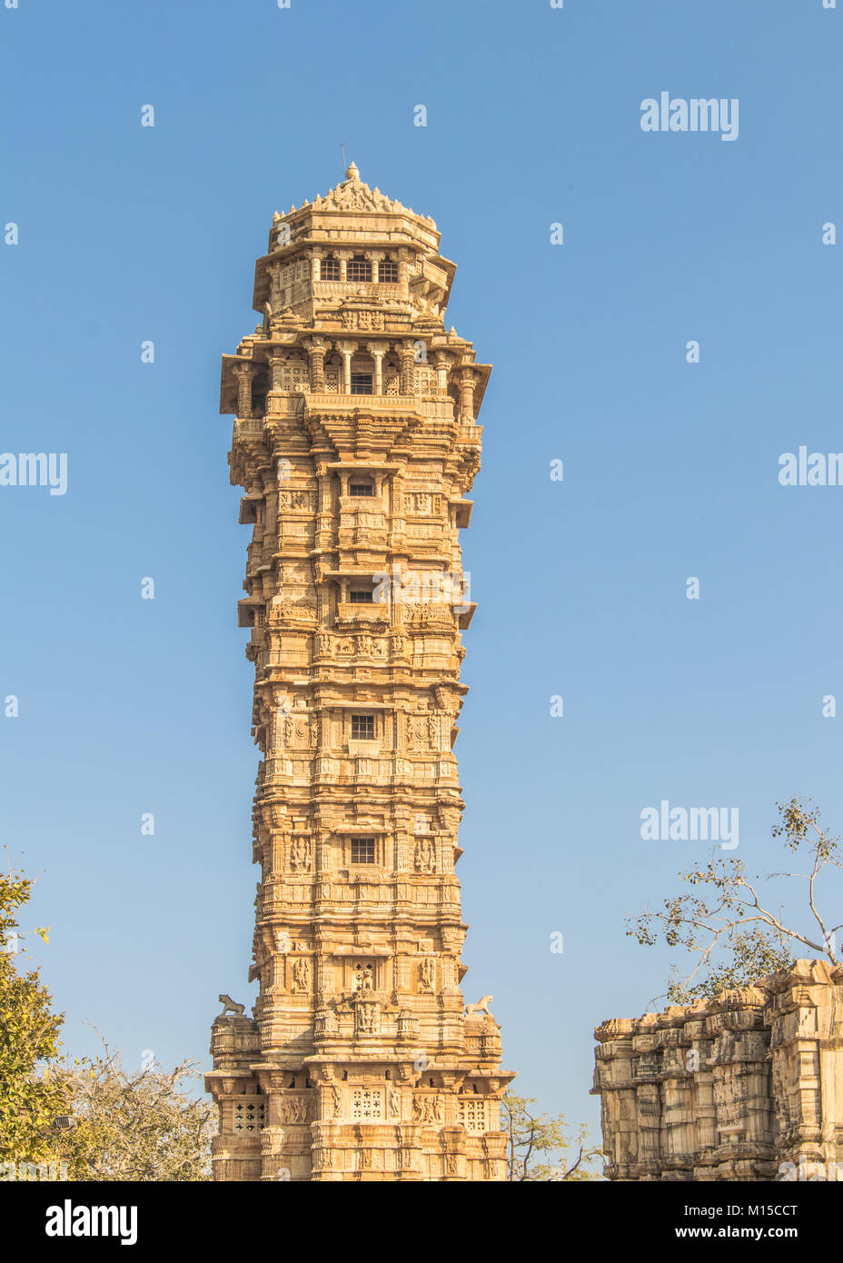 The Vijaya Stambha is an imposing victory monument located within ...