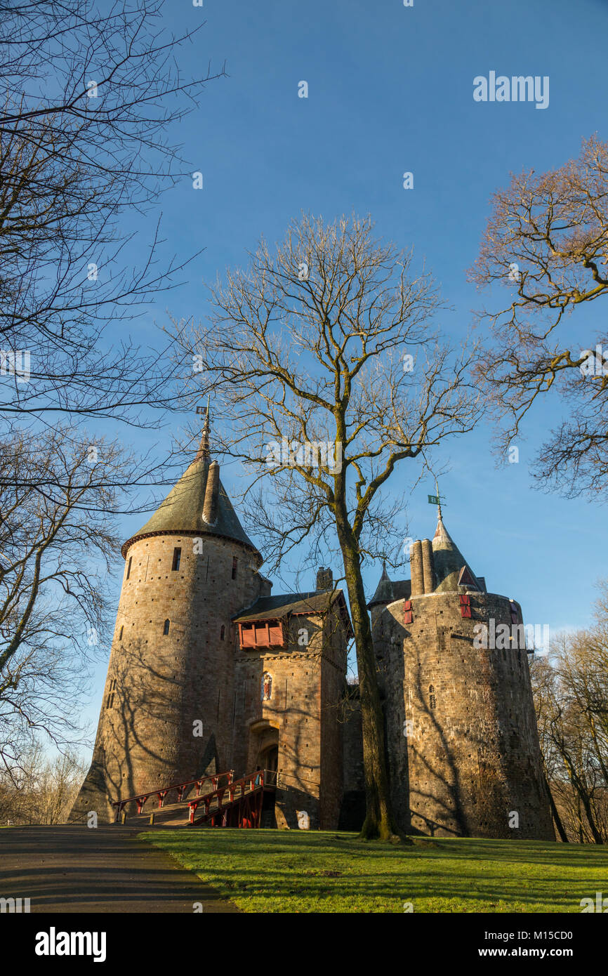 Castell Coch (Welsh for Red Castle) is a 19th-century Gothic Revival ...