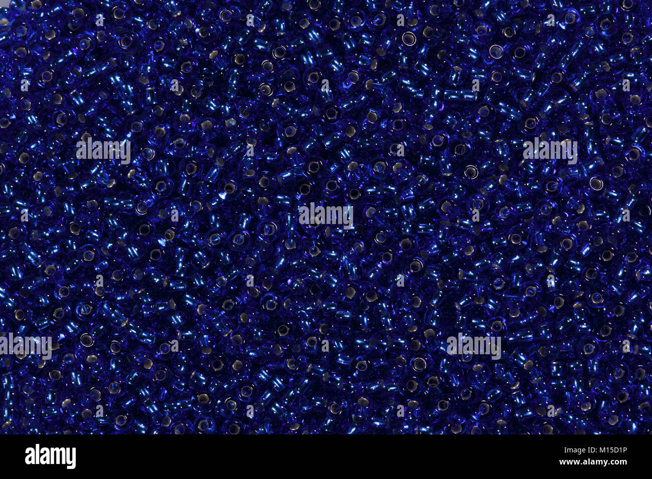 Dark blue shiny beads Stock Photo - Alamy