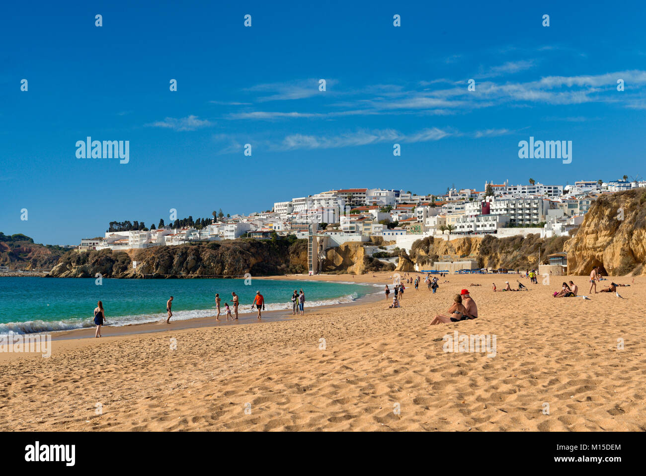 Old town in albufeira algarve hi-res stock photography and images - Alamy
