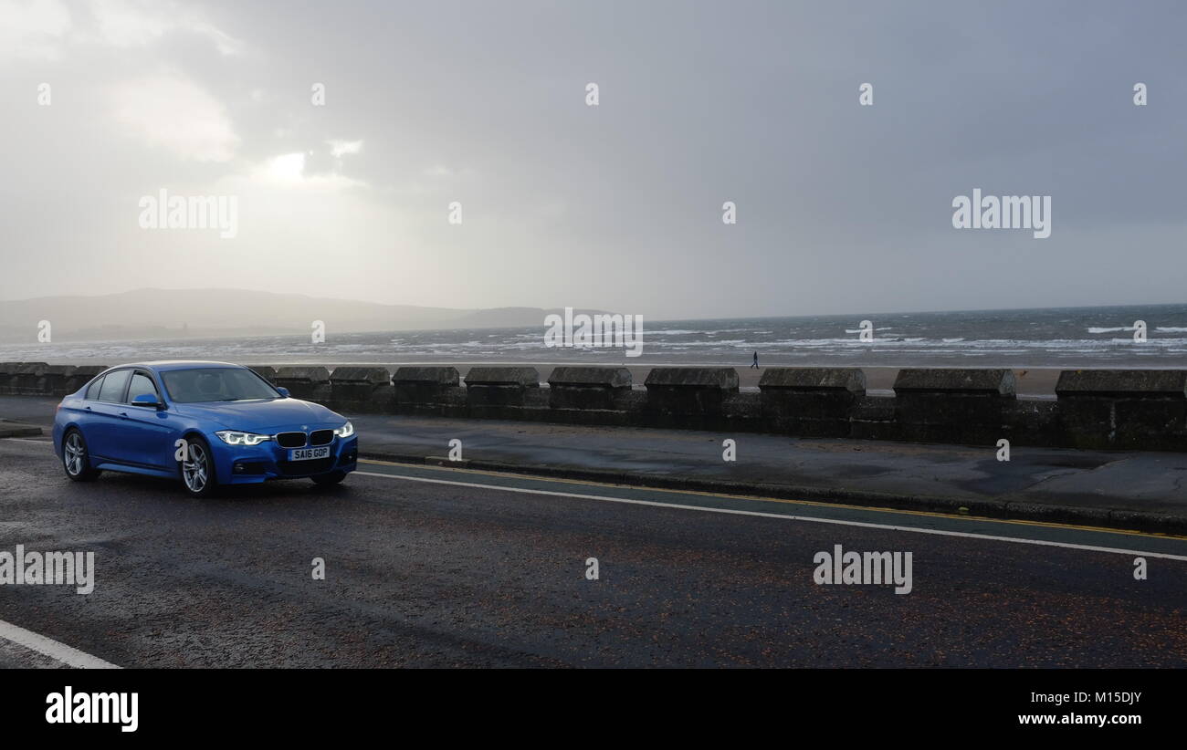Ayr Scotland. Seafront in winter Stock Photo - Alamy