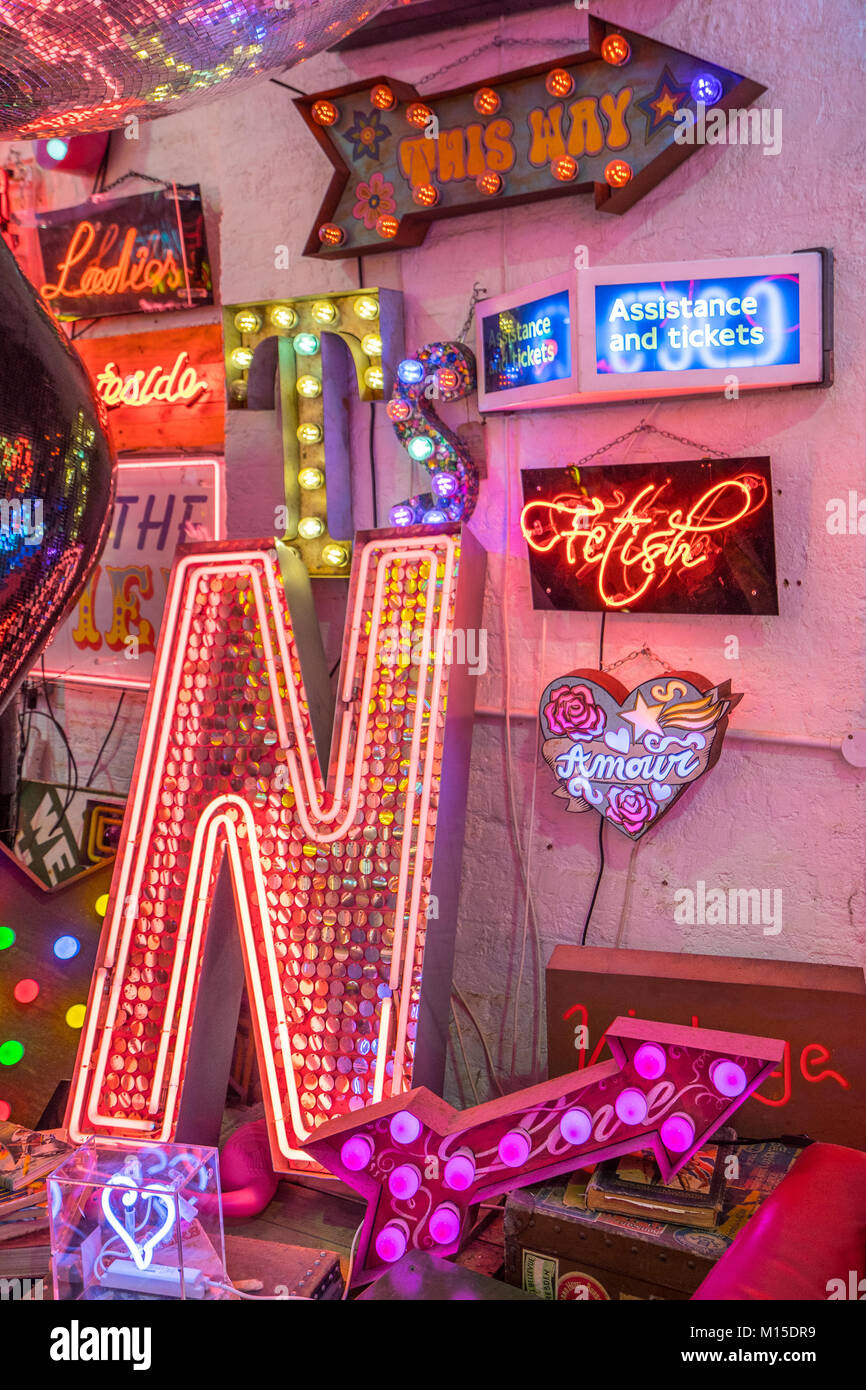 Neon signs available for hire from Gods Own Junkyard in Walthamstow ...