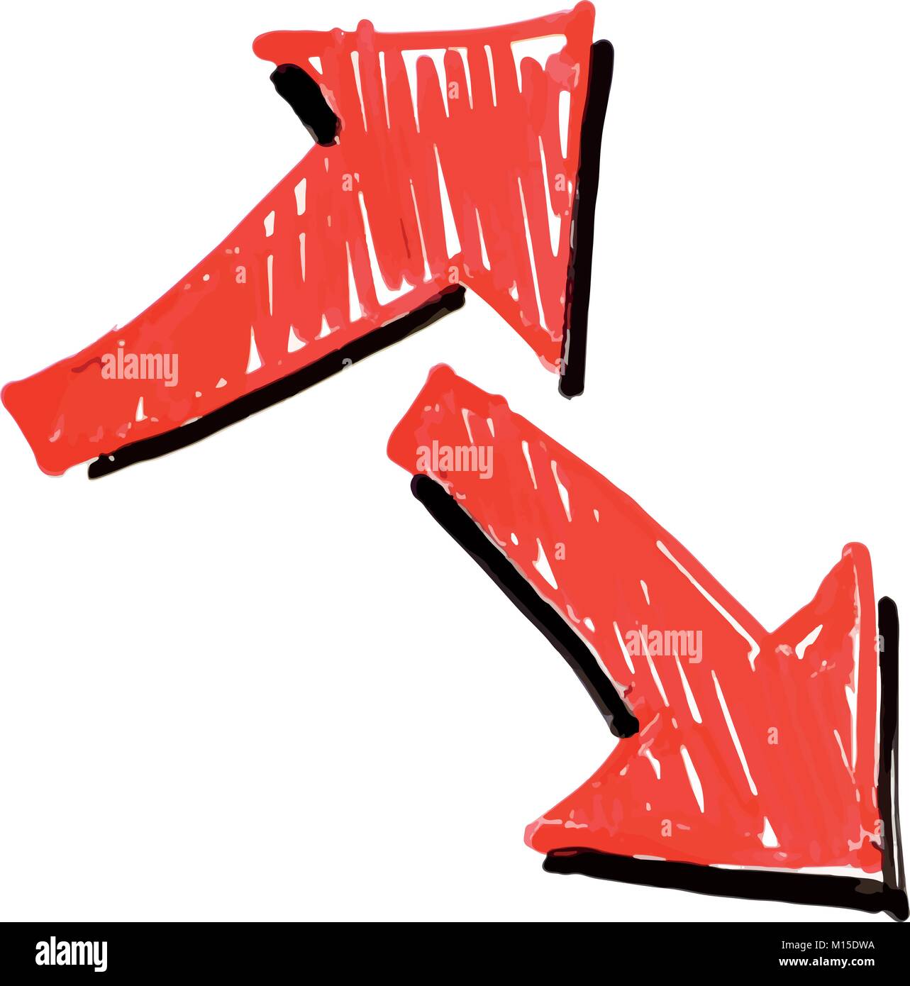 Two arrows up icon hi-res stock photography and images - Alamy