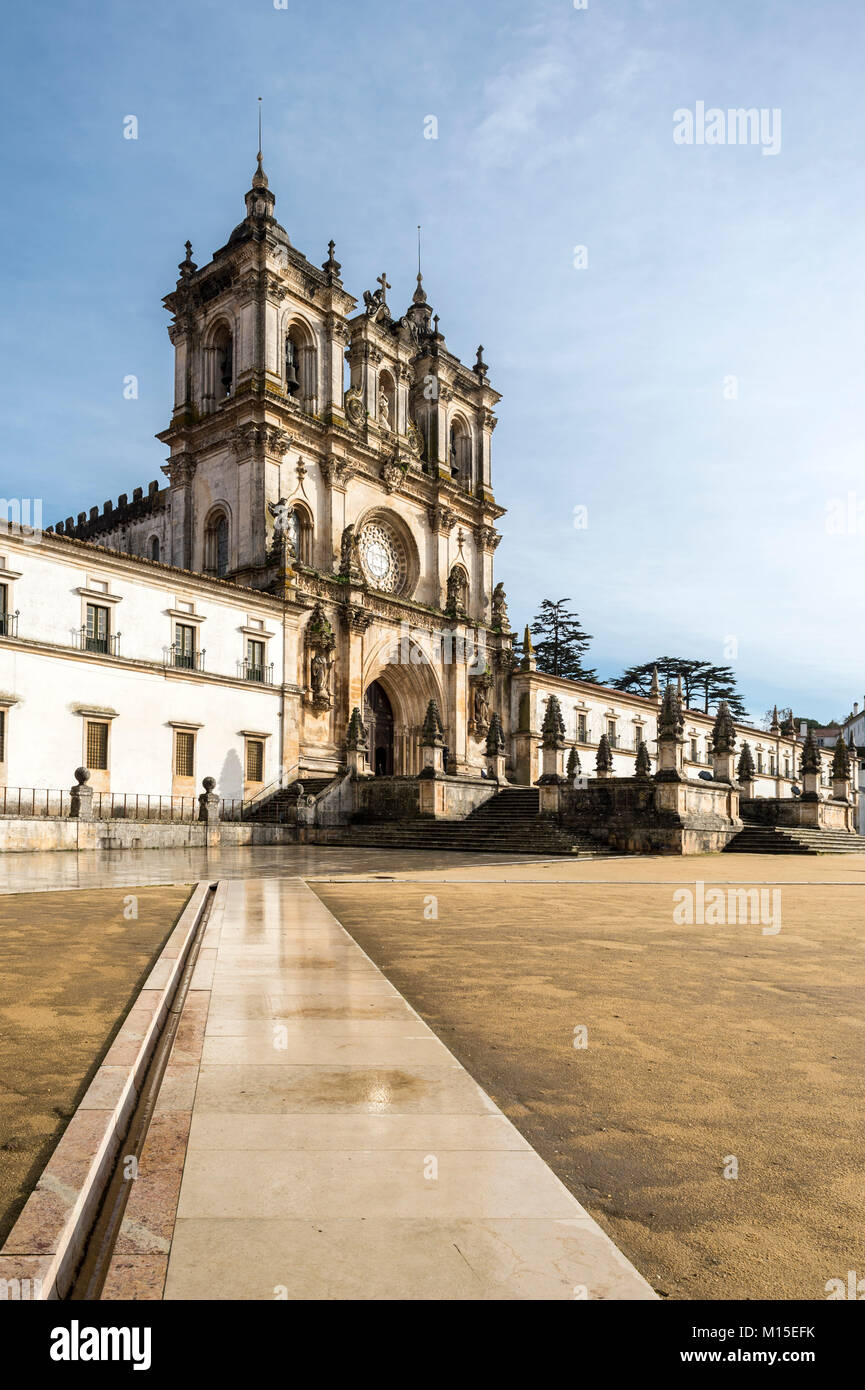 mosteiro de Alcobaça, Alcobaça Monastery, exterior, Portugal Stock ...