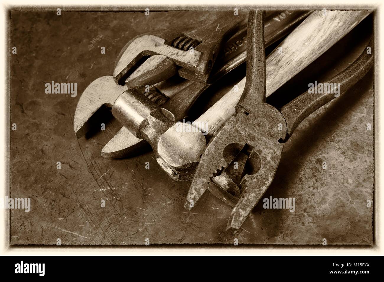 Rusty tools hi-res stock photography and images - Alamy