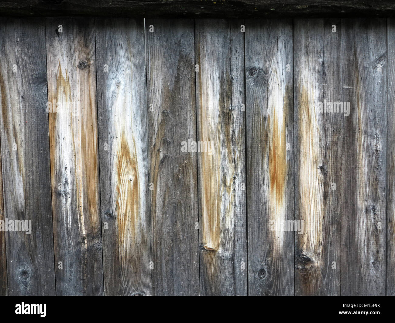 Weathered Wooden Fence Stock Photo - Alamy
