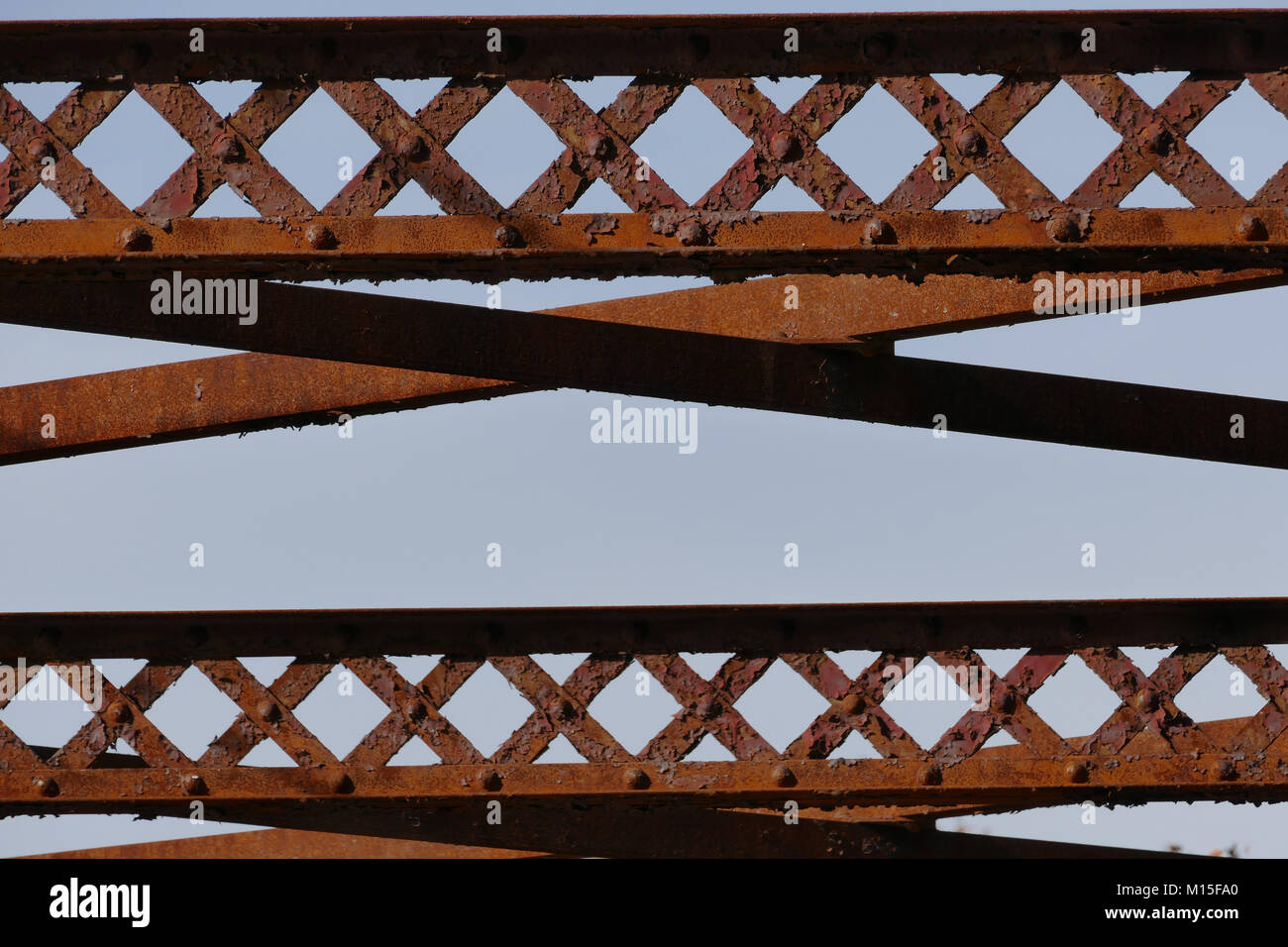 Old, Rusting Steel Structure Stock Photo - Alamy