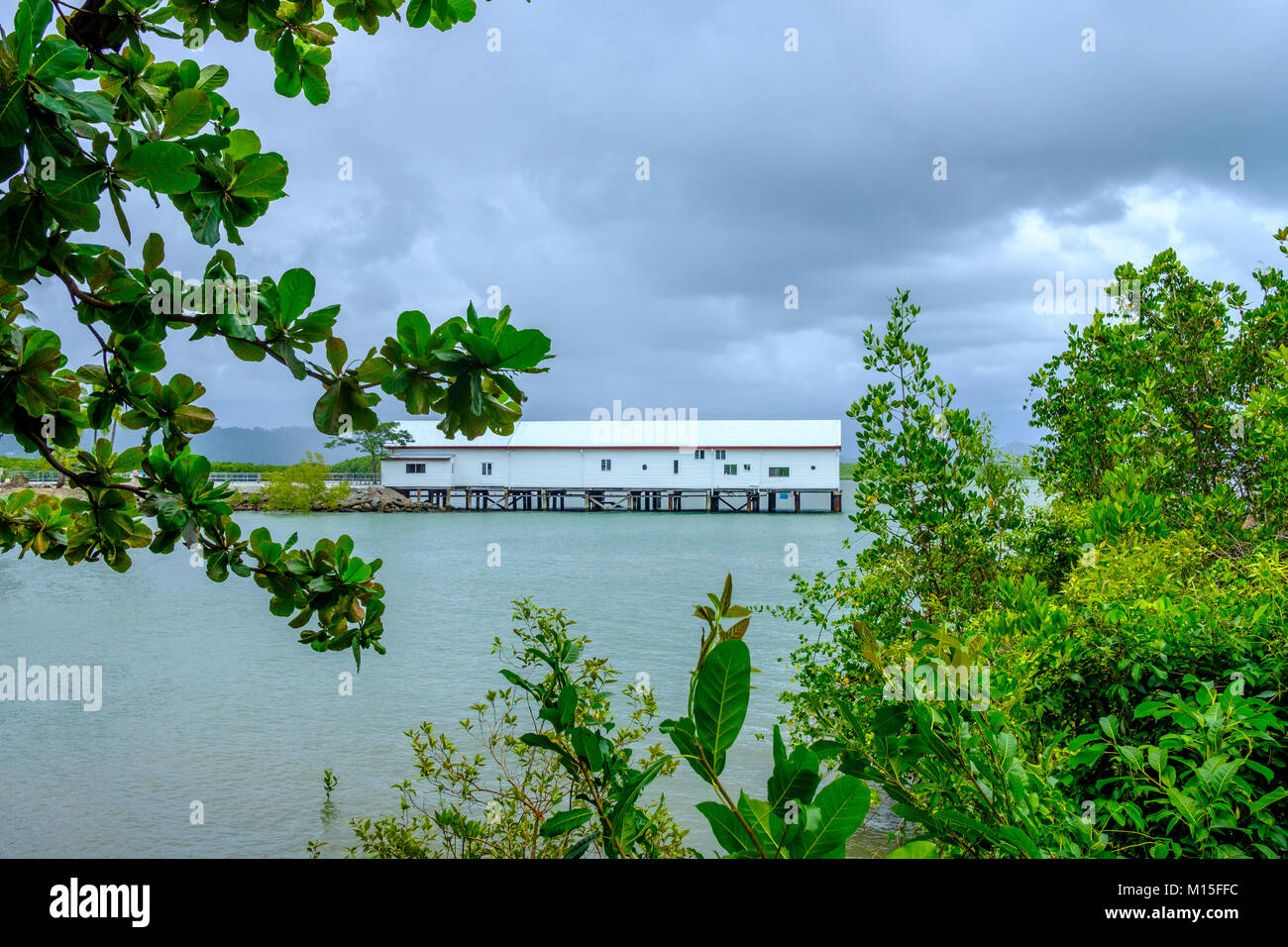 The former Sugar cane building in Port Douglas used to distribute sugar ...