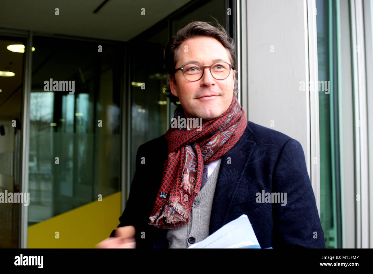 Andreas Scheuer (CSU), in Berlin /Germany. At 22th Januar 2018 ...