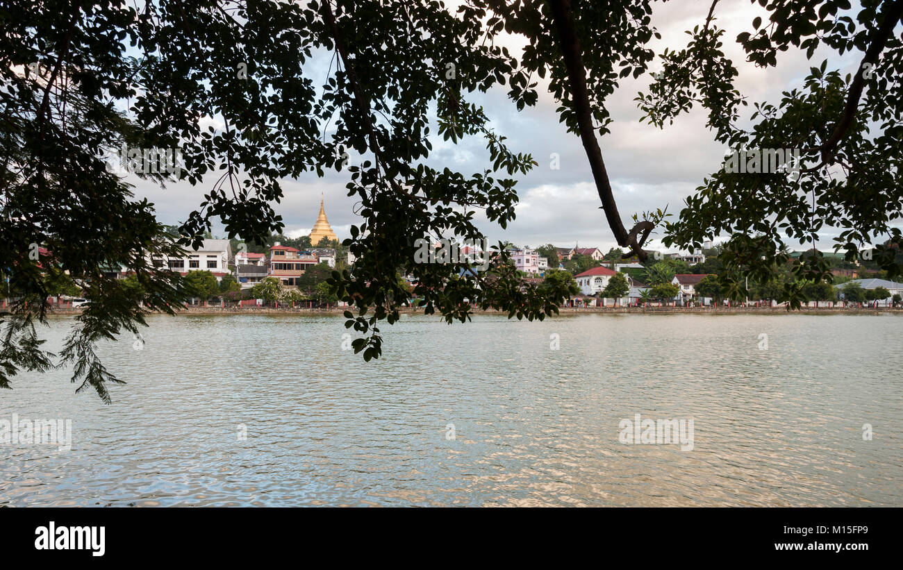 KENGTUNG, MYANMAR - NOVEMBER, 2016: Kengtung is the capital of Shan ...