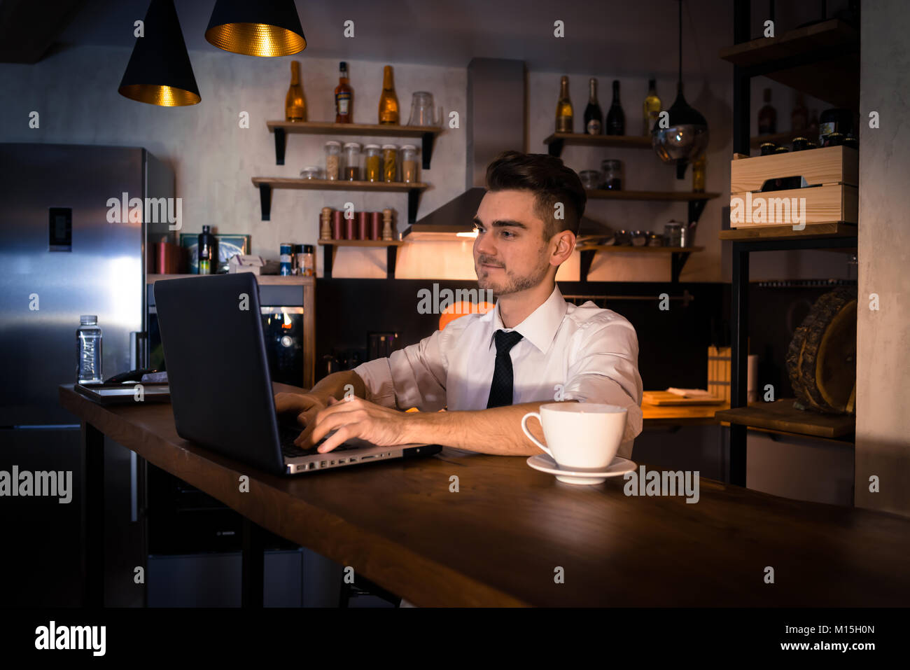 Bar office worker hi-res stock photography and images - Alamy