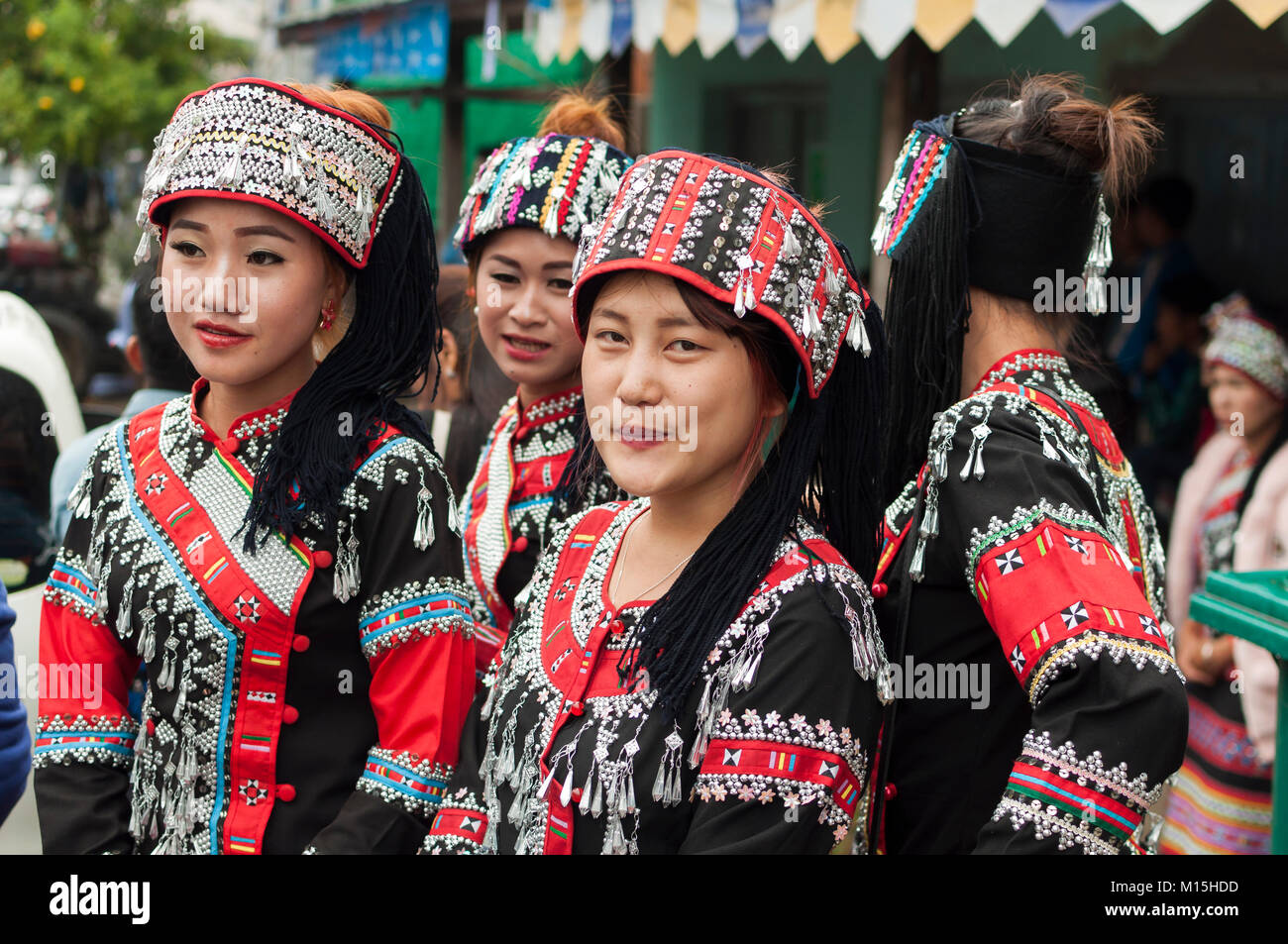 KENGTUNG, MYANMAR - NOVEMBER, 2016: Kengtung is the capital of Shan ...