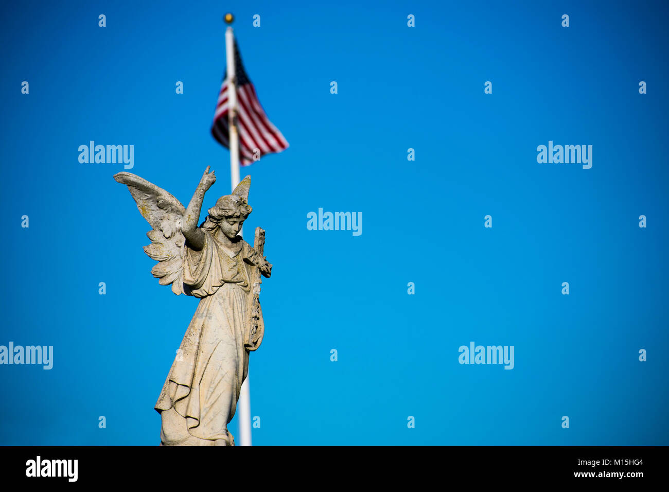 American flag angel wings hi-res stock photography and images - Alamy
