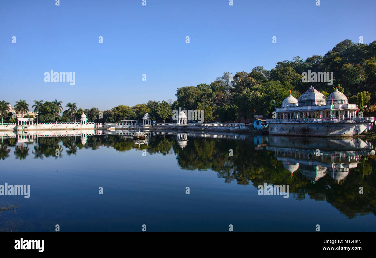 Doodh Talai Lake, Udaipur, Rajasthan, India Stock Photo - Alamy