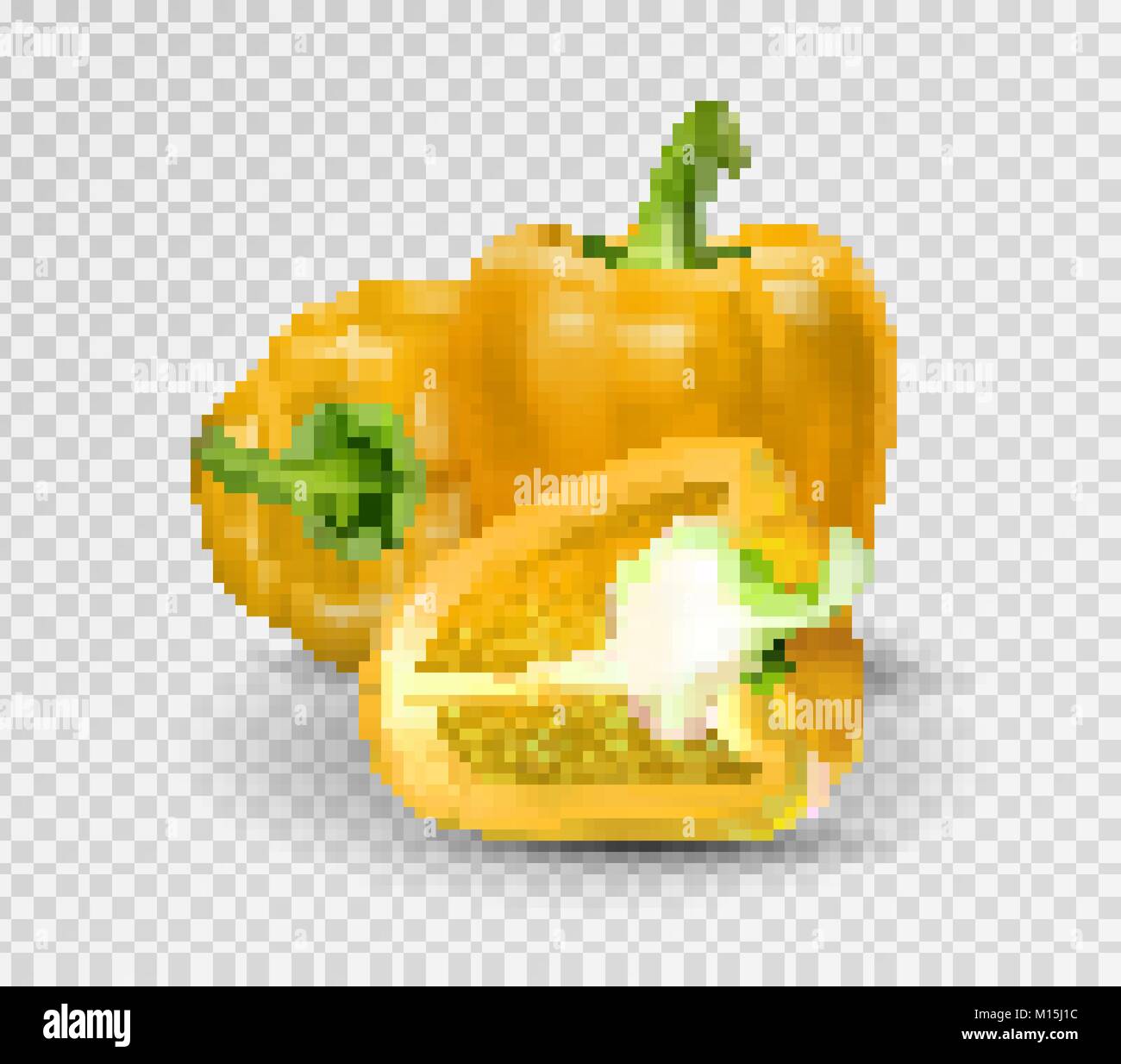 Indian pepper half Stock Vector Images - Alamy