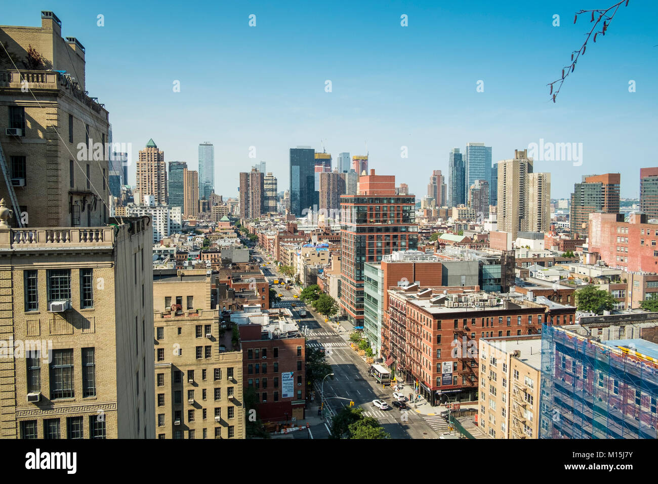 A view from a roof top somewhere on West 5th Street and 9th Avenue ...
