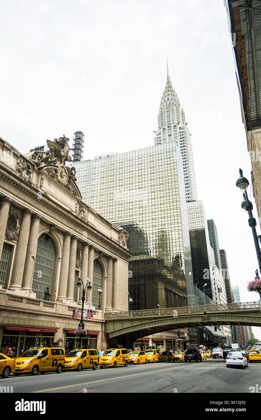 A view of the Grand Central Terminal at East 42nd Street in New York City Stock Photo - Alamy