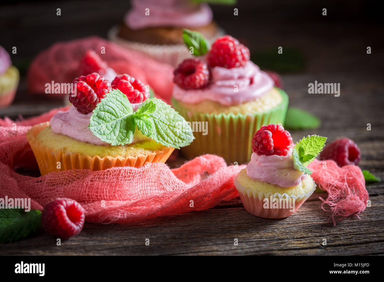 Cupcake with fresh fruits hi-res stock photography and images - Alamy