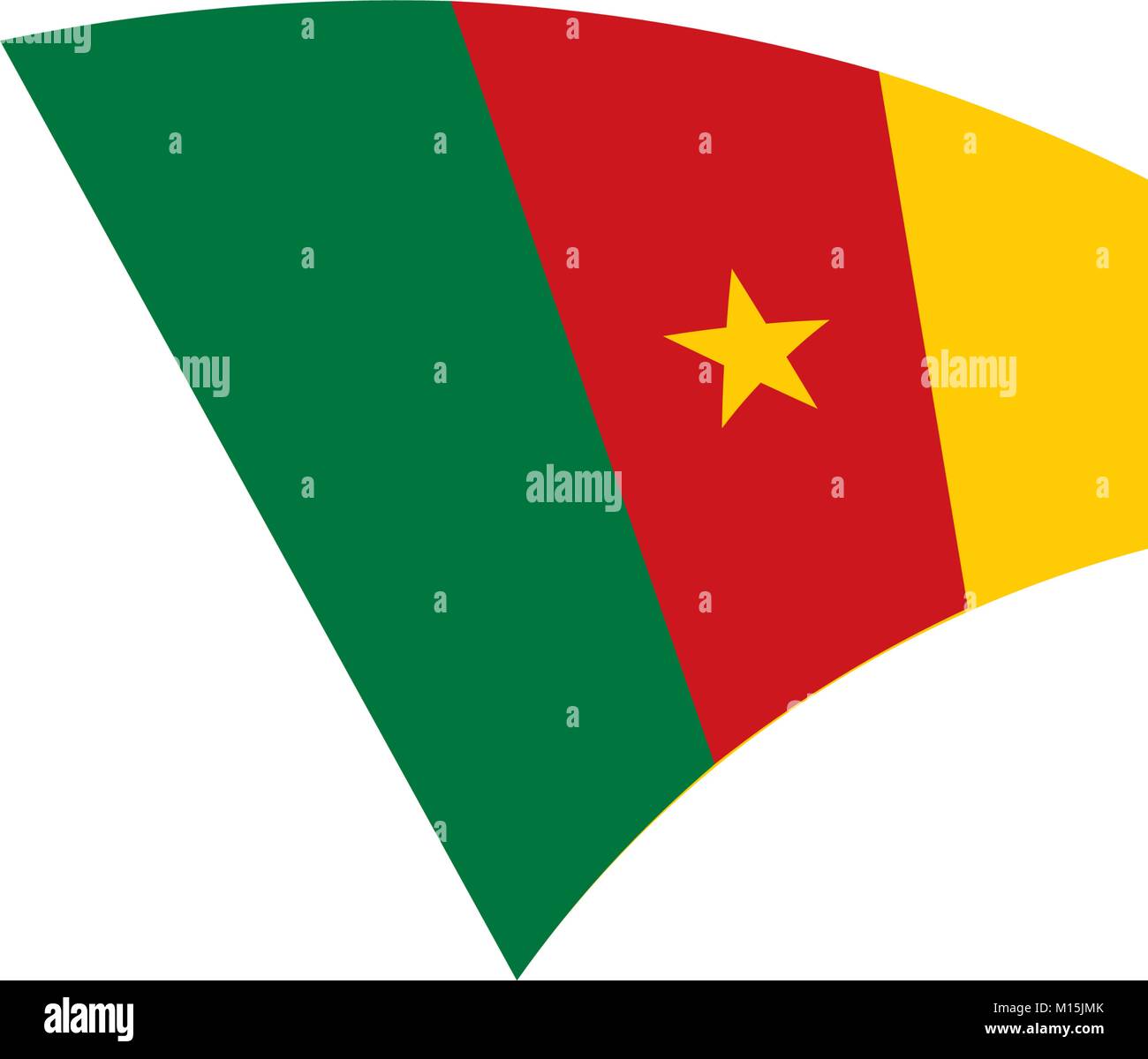 Cameroon flag, vector illustration Stock Vector Image & Art - Alamy