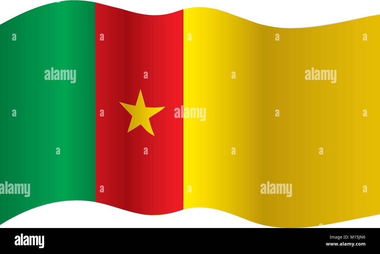 Cameroon flag, vector illustration Stock Vector Image & Art - Alamy