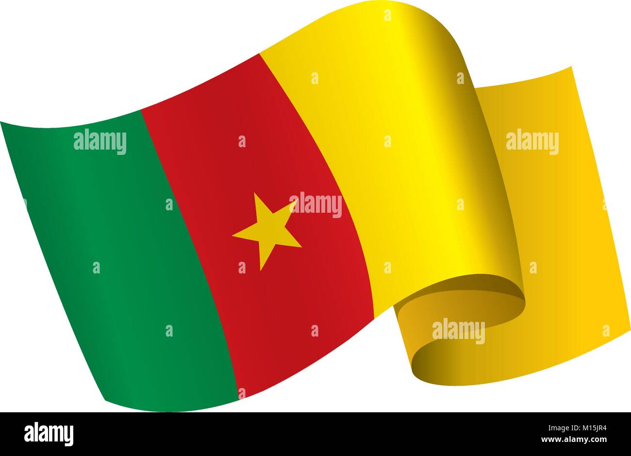 Cameroon Flag Vector Illustration Stock Vector Image And Art Alamy