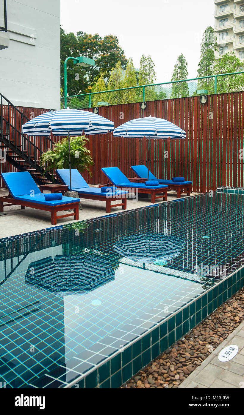 Hotel guest relax in spa pool hi-res stock photography and images - Alamy