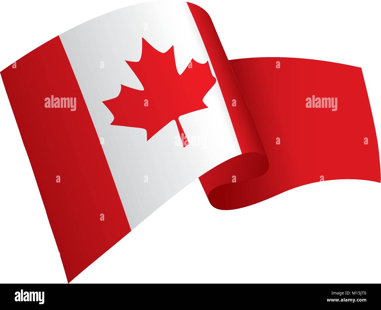 Canada flag, vector illustration Stock Vector Image & Art - Alamy