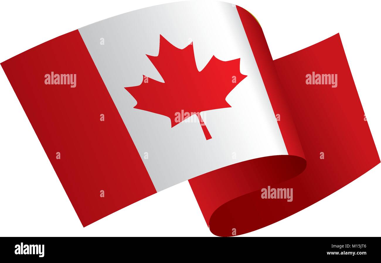 Canada flag, vector illustration Stock Vector Image & Art - Alamy