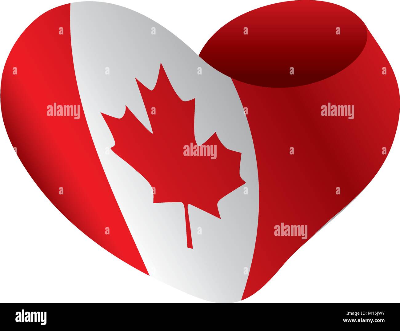 Canada flag, vector illustration Stock Vector Image & Art - Alamy
