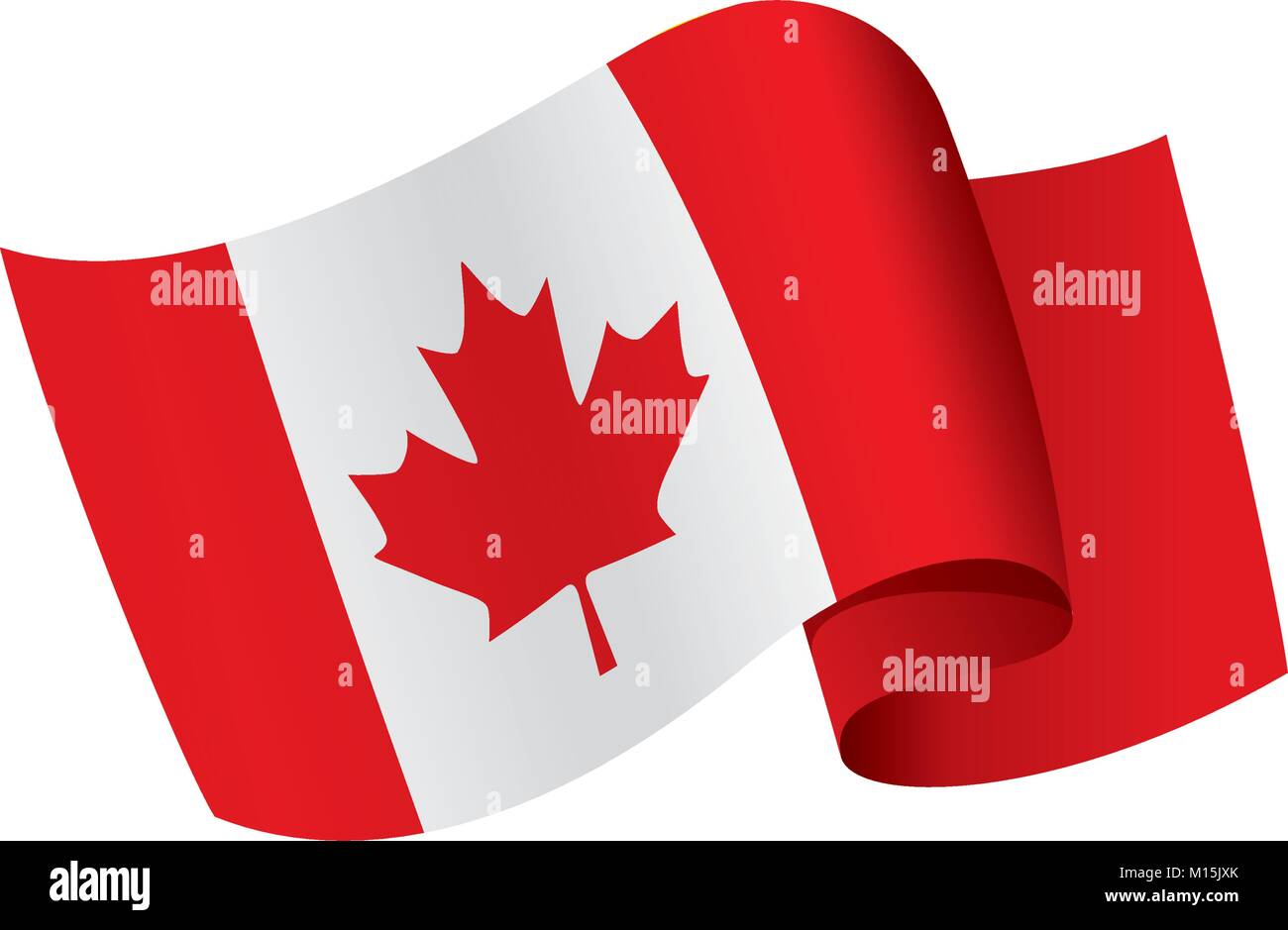Canada flag, vector illustration Stock Vector Image & Art - Alamy