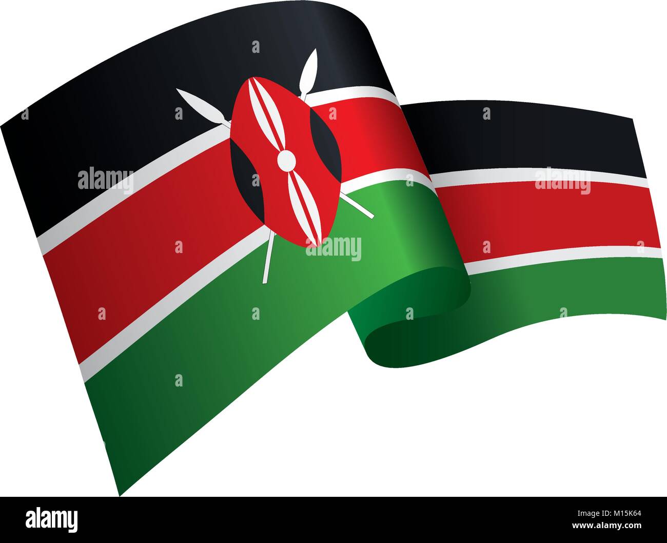 Kenyan official flag Stock Vector Images - Alamy