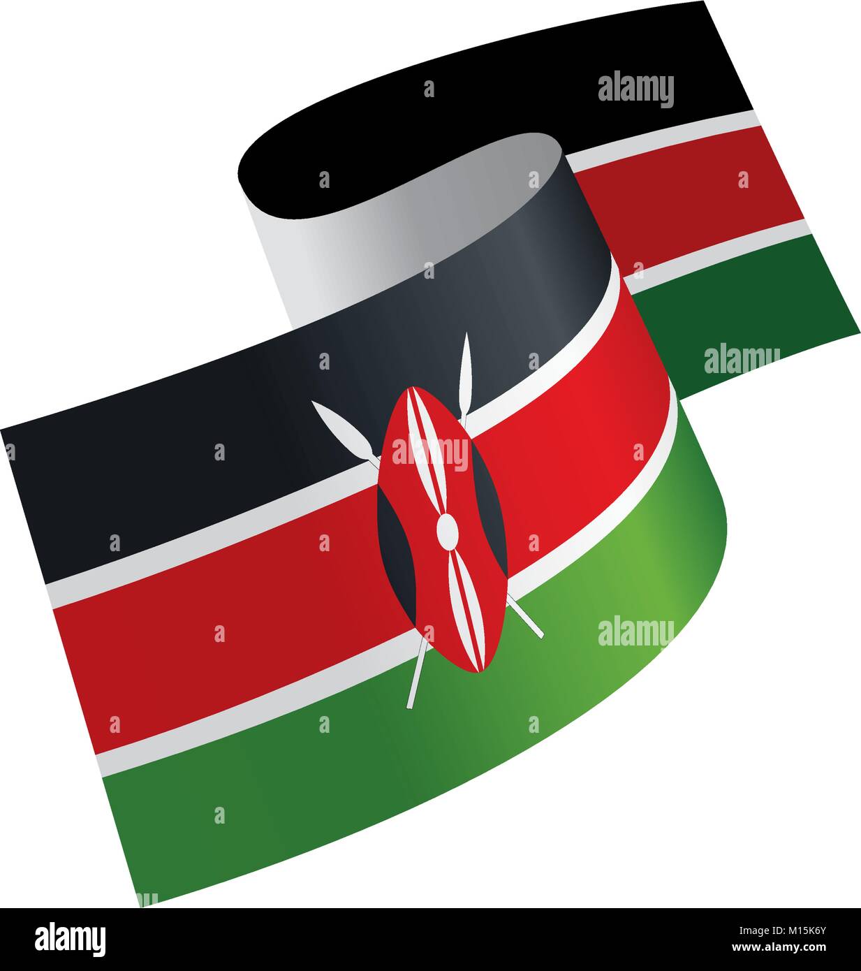 Kenya flag, vector illustration Stock Vector Image & Art - Alamy