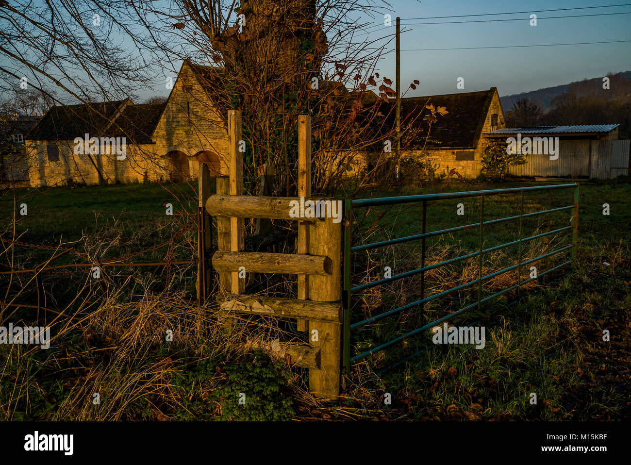 cotswold scenic england uk Stock Photo - Alamy