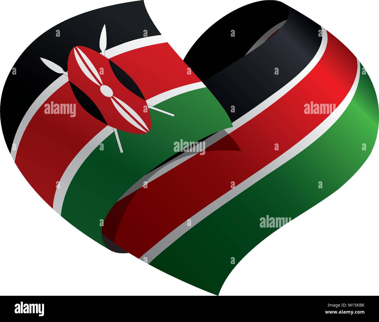 Kenya flag, vector illustration Stock Vector Image & Art - Alamy