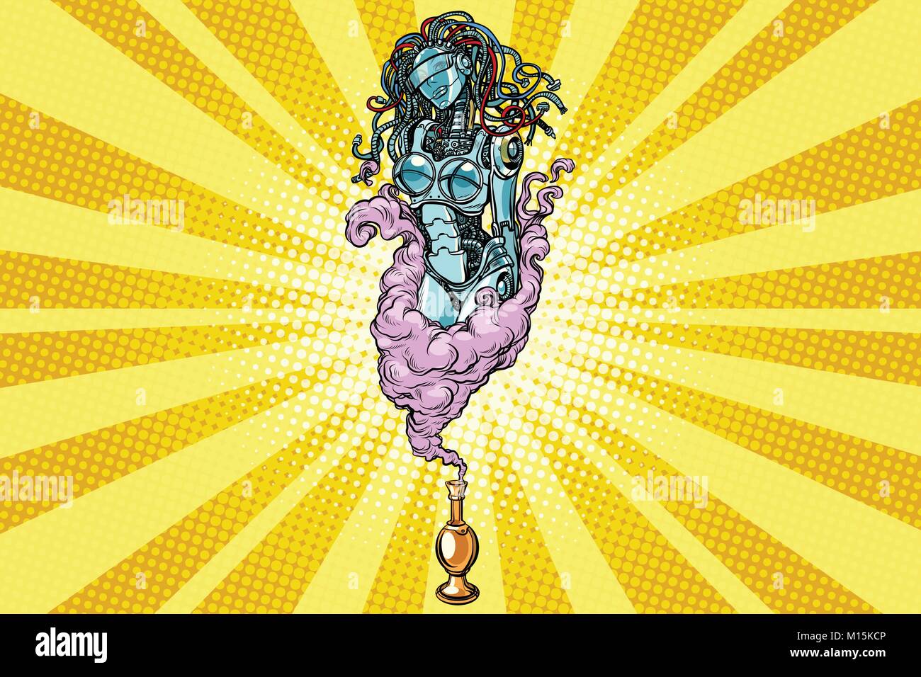 The beautiful servant Stock Vector Images - Alamy