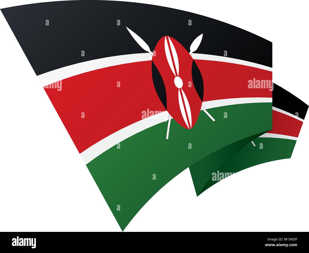 Kenya flag, vector illustration Stock Vector Image & Art - Alamy