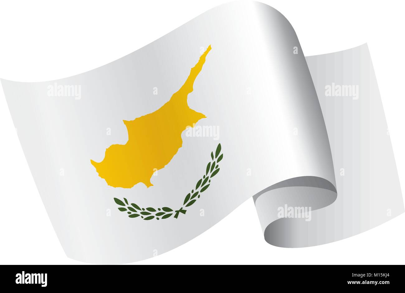 Cyprus flag, vector illustration Stock Vector Image & Art - Alamy