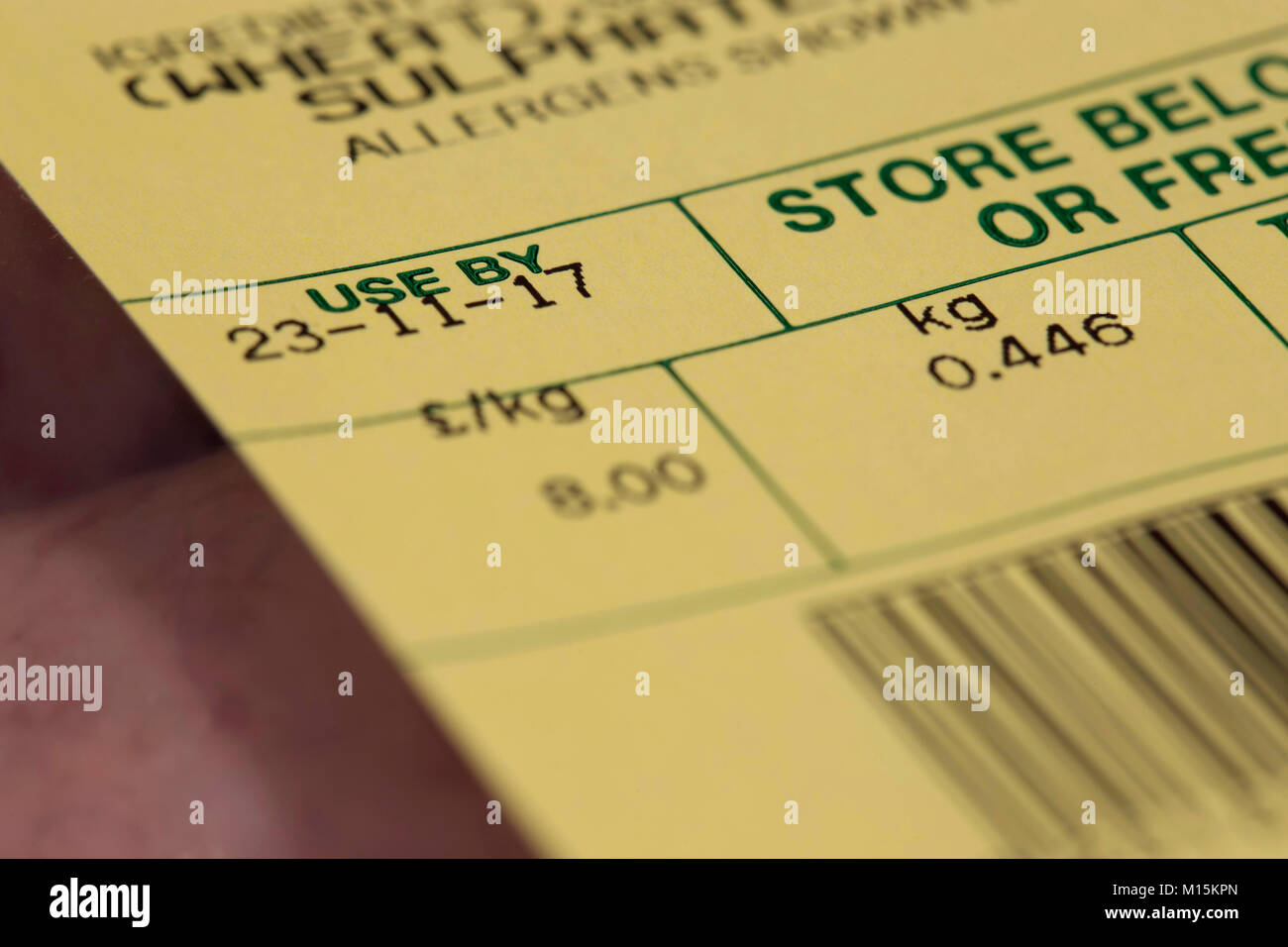 Bar code food package hi-res stock photography and images - Alamy