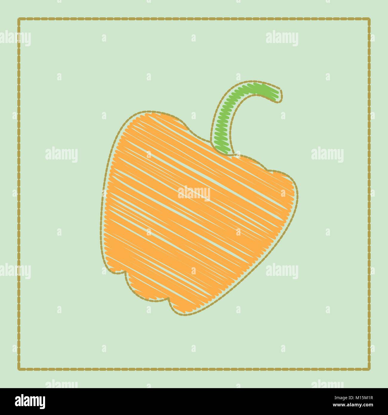 Capsicum annuum plants Stock Vector Images - Alamy