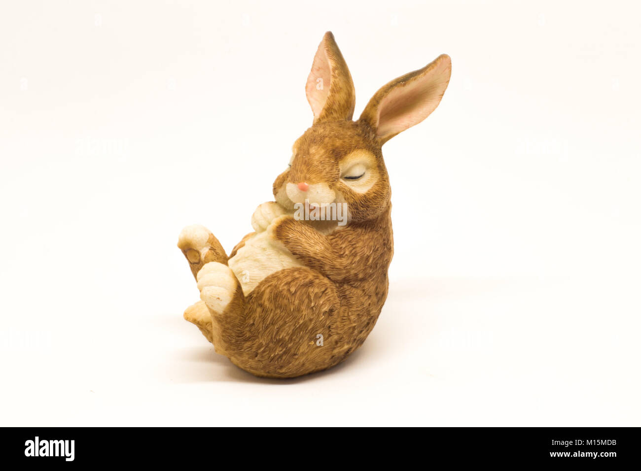 Sleepy easter bunny Stock Photo - Alamy