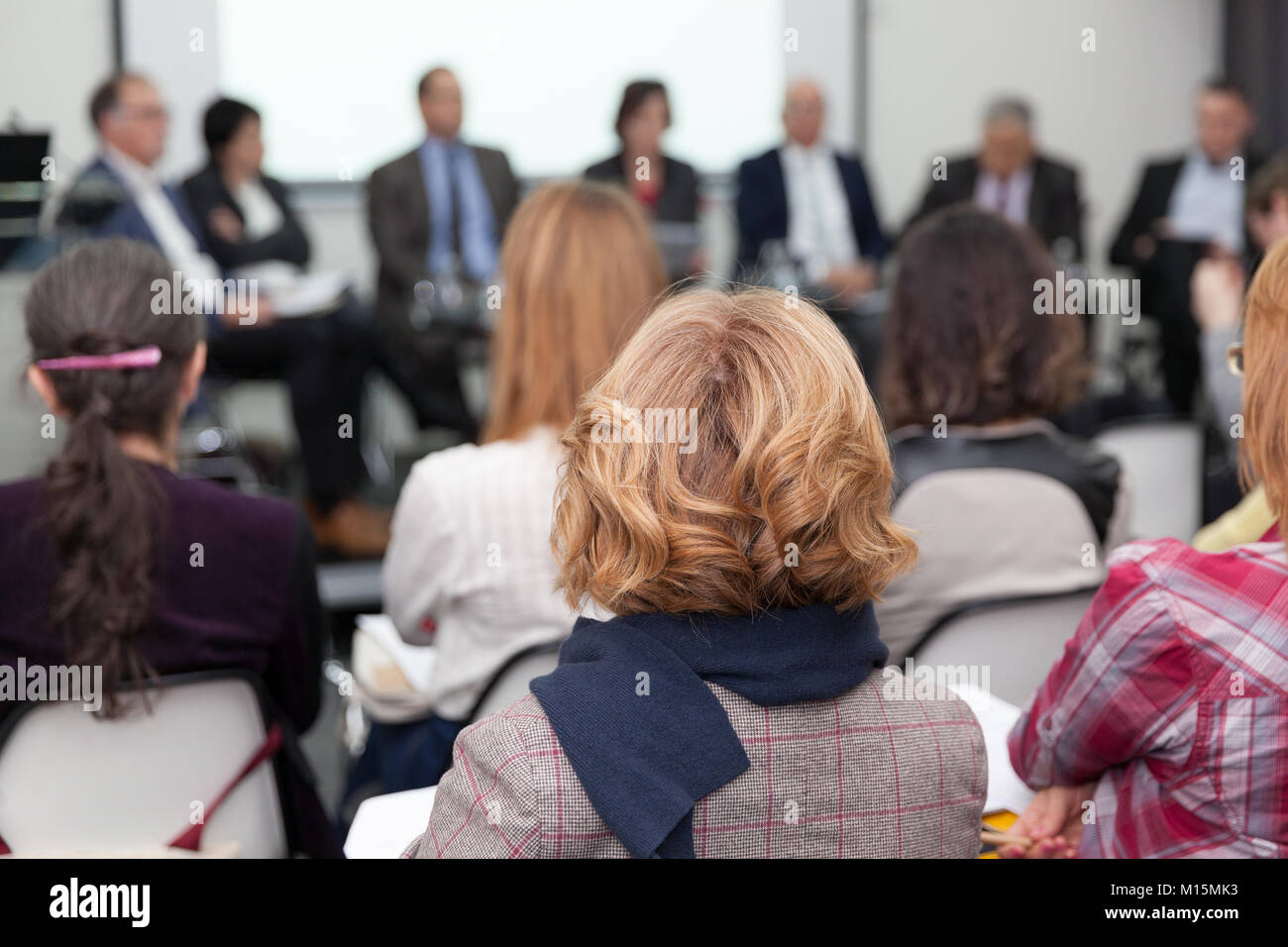 Participants at the business or professional conference Stock Photo - Alamy