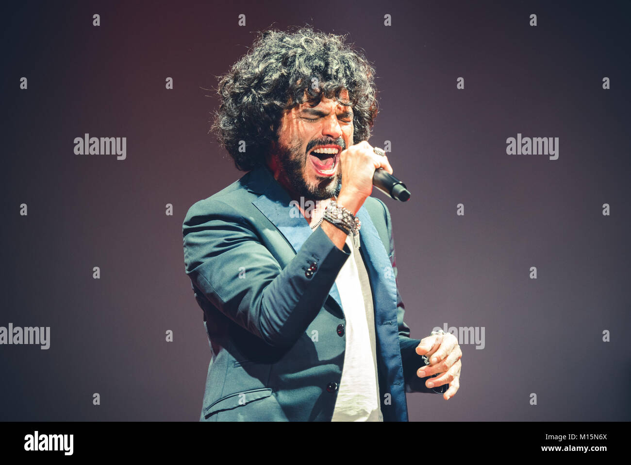 Turin, Italy. 26th Jan, 2018. The Italian pop singers trio, composed by ...