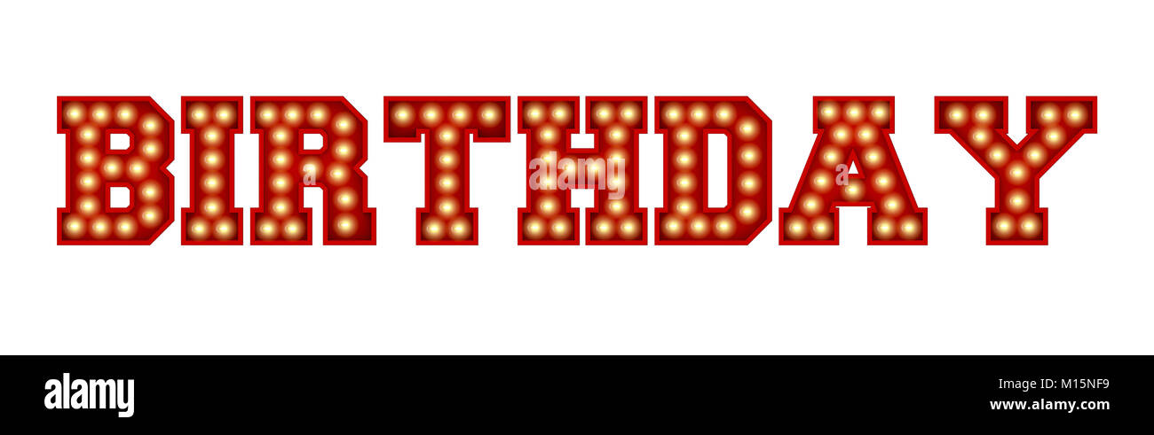 Happy birthday movie theatre theatre hi-res stock photography and ...