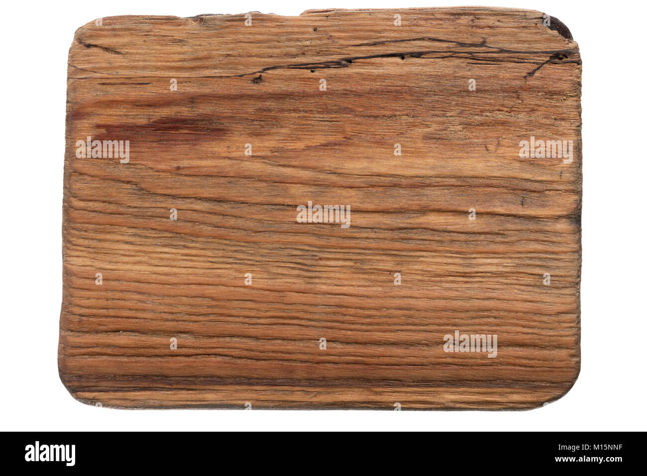Frame made of an old wooden board. View from above Stock Photo - Alamy