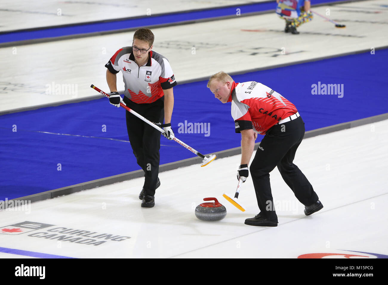 London, Ontario, Canada, Jan 11-14 2018 Western Fair sports complex ...