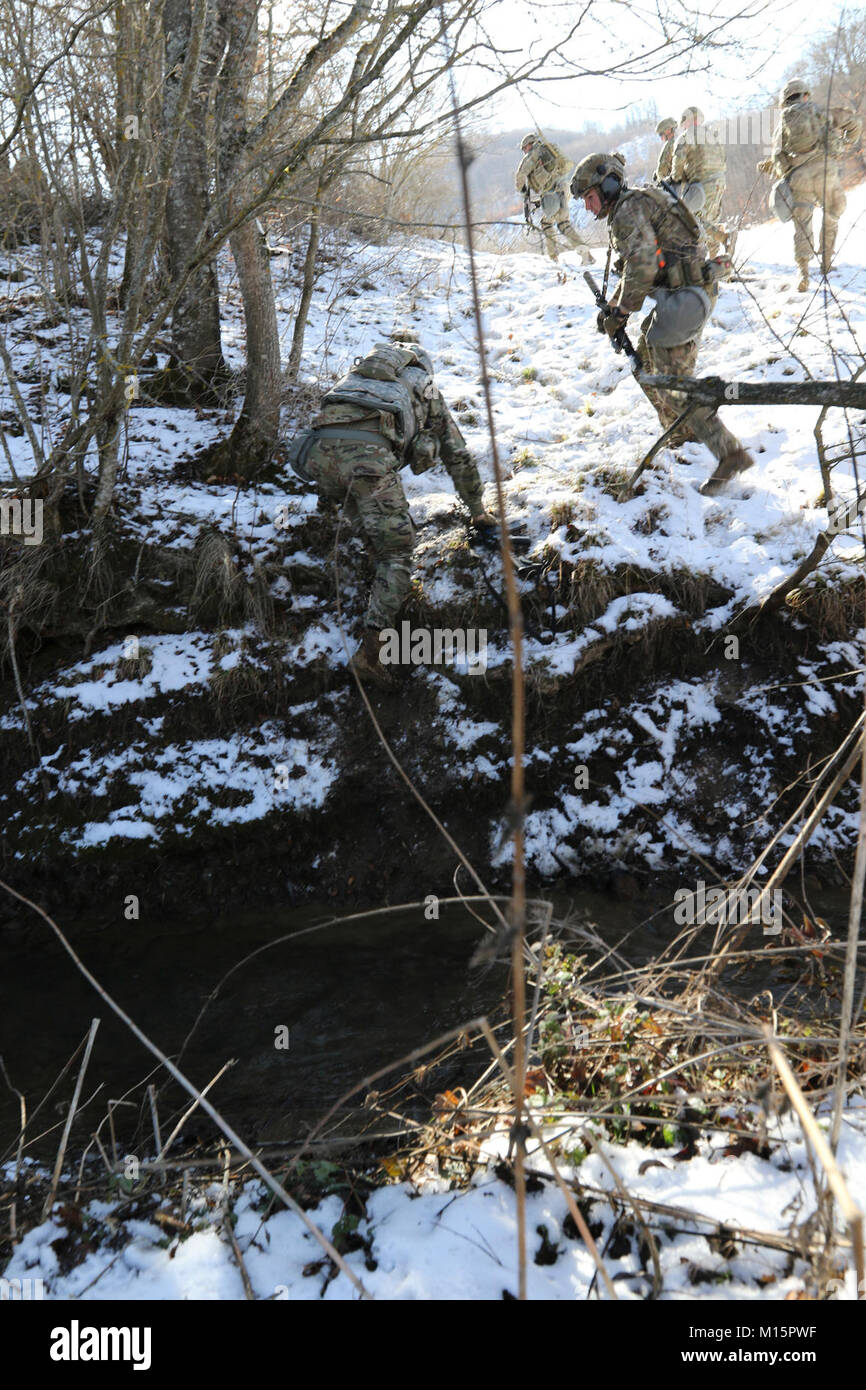 A KFOR Multinational Battle Group-East, Forward Command Post Soldier ...