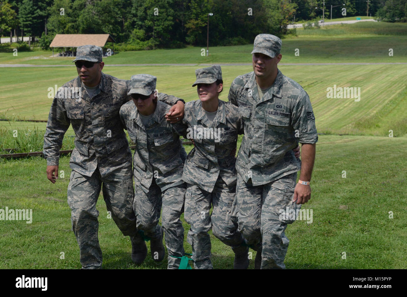 New York Air National Guardsmen Staff Sgt. Frank Alemar, Staff Sgt ...
