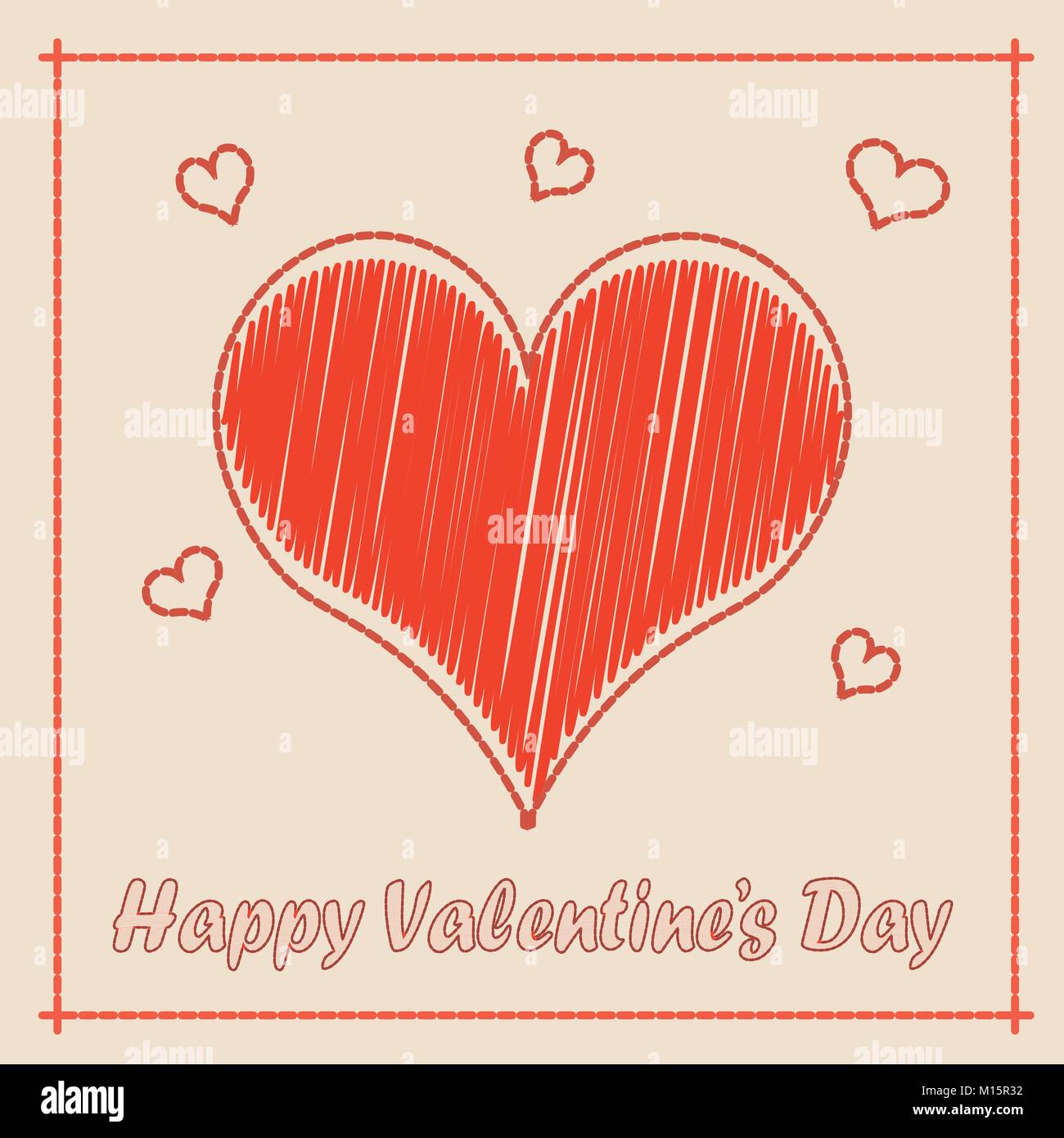 Heart Red Icon line Vector Stock Vector Image & Art - Alamy